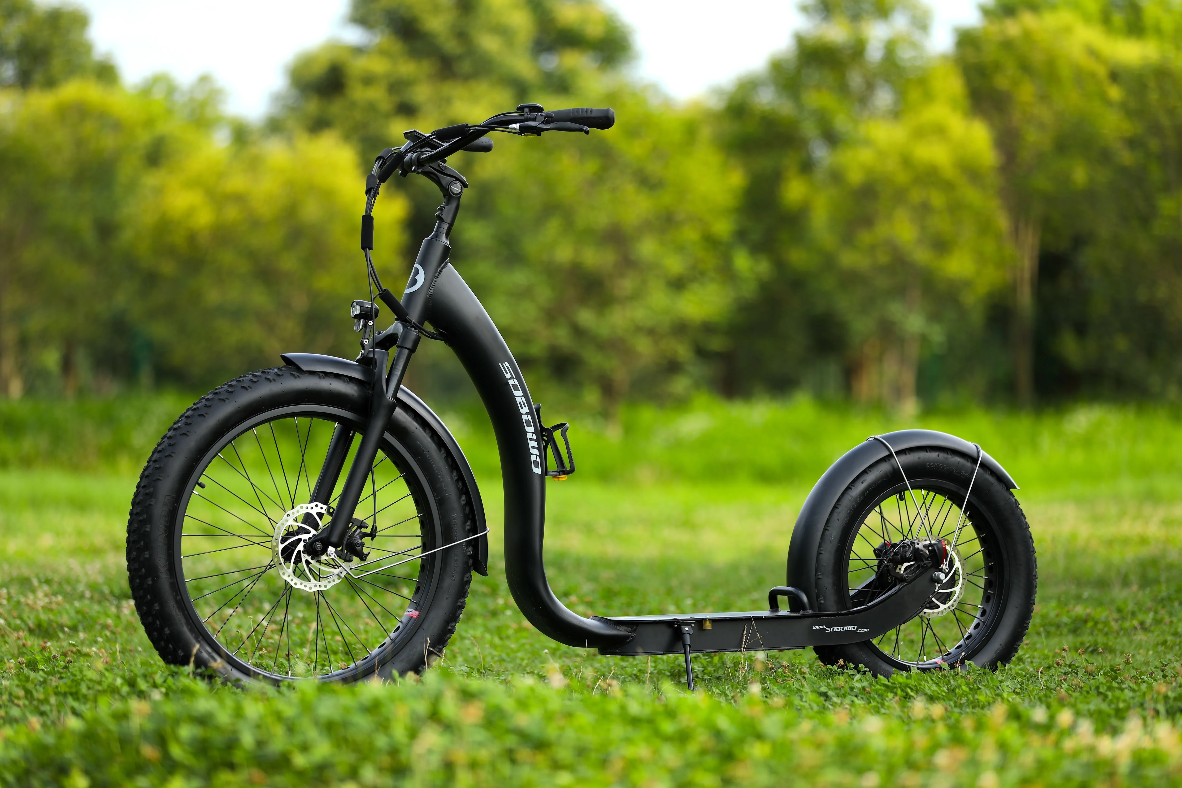 26 Inch FAT Wheel Electric Scooter - KICK BIKE ADULT DOG SCOOTER