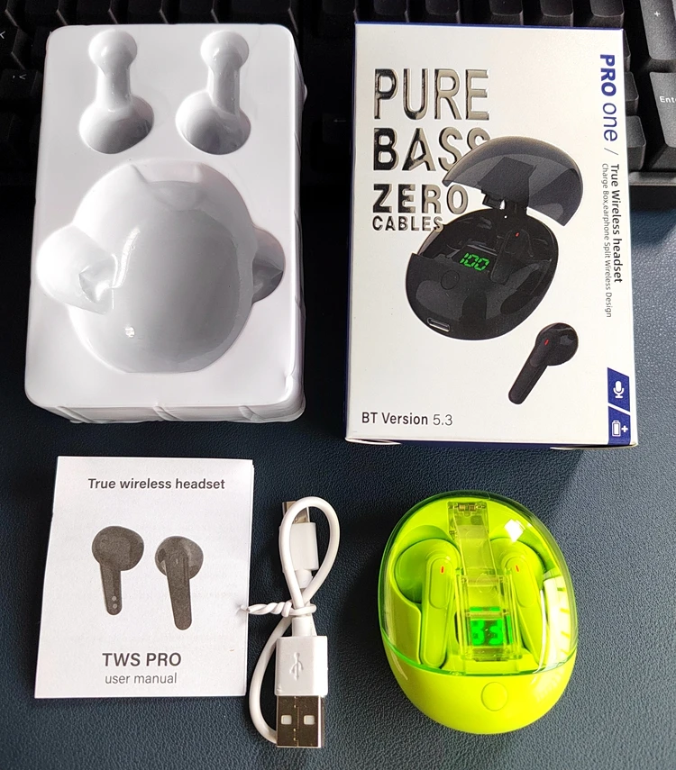 Pro One Tws Earphones Mini Headset Earbuds In-ear Headphones