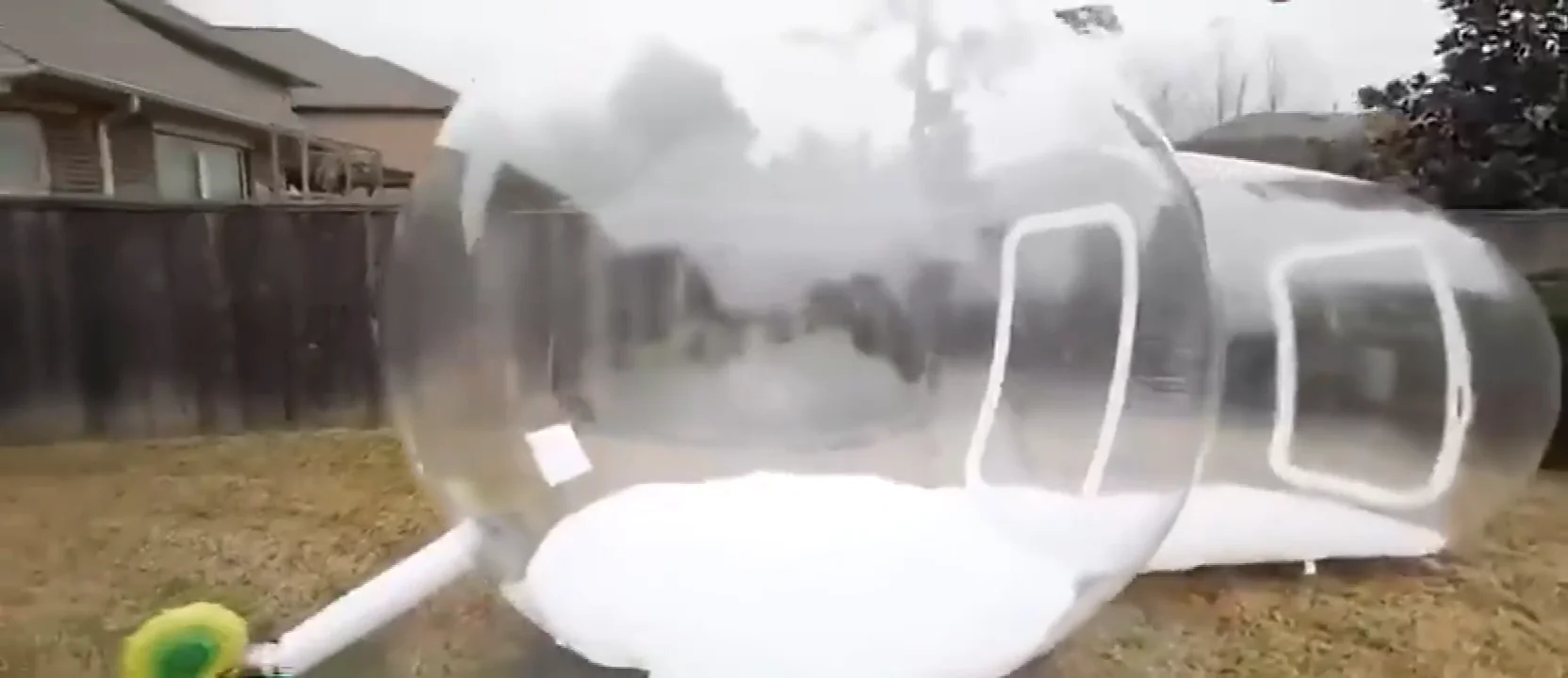 3m Outdoor Camping Sunroom Inflatable Bubble Tent Large Diy House Home ...