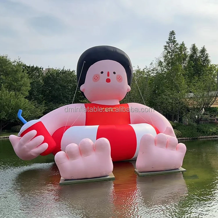 Custom Made Inflatable Cartoon Character Girl Sculpture Balloon ...