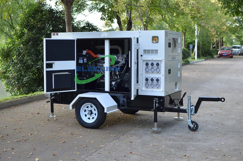 Epa Uk Perkin 403d-15g Trailer Silent 13kva 10kw Groupe Electrogene ...