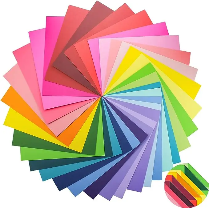 Different Color Codes Colorful Cardstock 250gsm For Diy Art Scrapbook ...