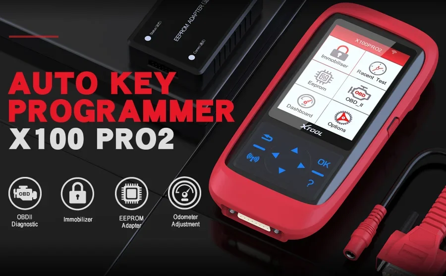 XTOOL X100 Pro2 Automotive Scanner Diagnostic Tool OBD2 & Engine ...