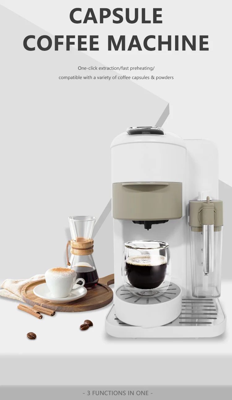 Modern Professional 4-in-1 Automatic Multi-Capsule Coffee Maker With ...