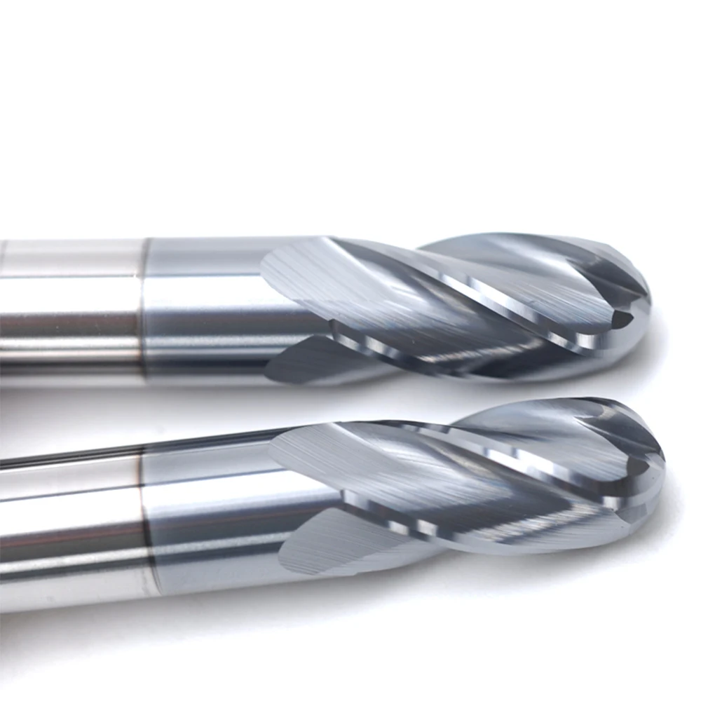 HRC45/68 CNC 4teeth Ballnose Endmill - Precision & Durability