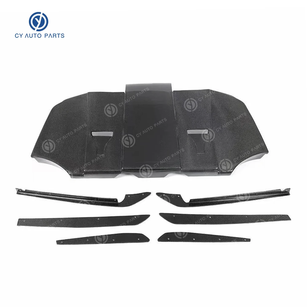 Rear Bumper Carbon Fiber Body Kit Vrs Style Rear Diffuser Lip Spoiler ...