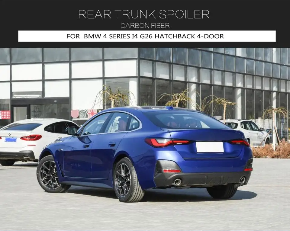 Carbon Fiber Rear Spoiler Wing For Bmw 4 Series G26 420i 430i 435i ...