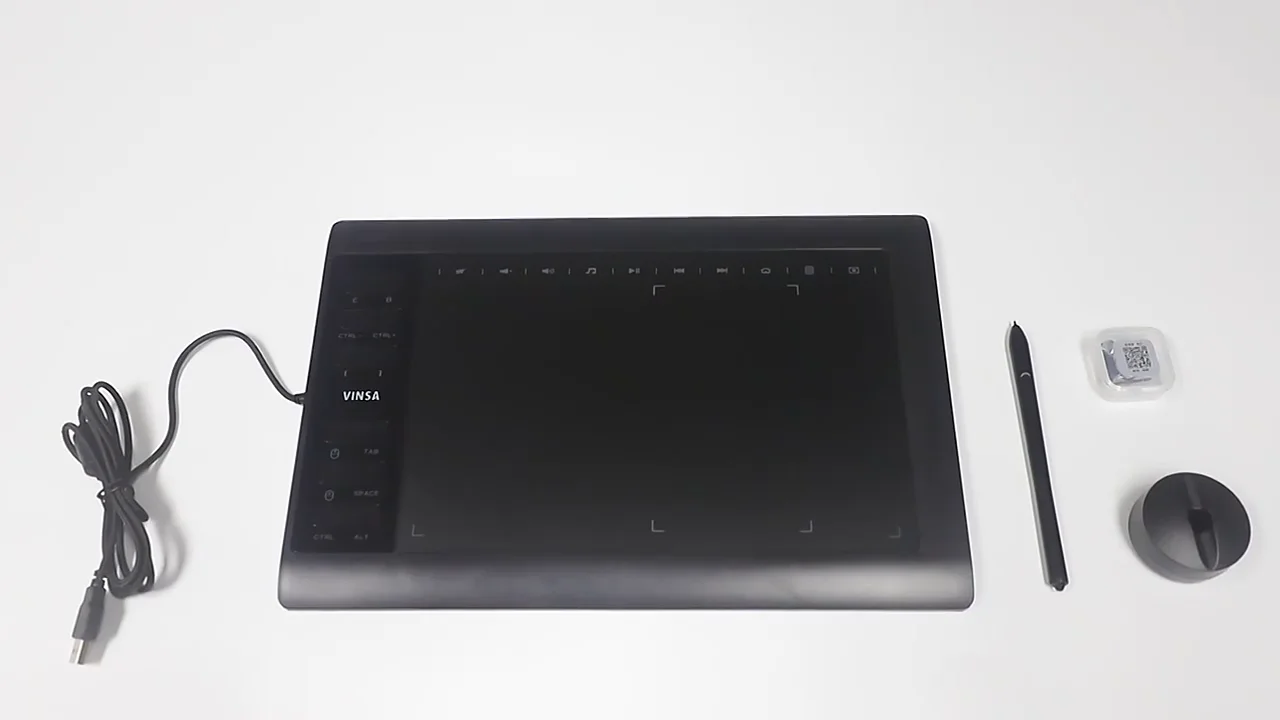 Classic Design Vinsa Vin1060plus Tablette Graphique 10x6 Inch Large ...