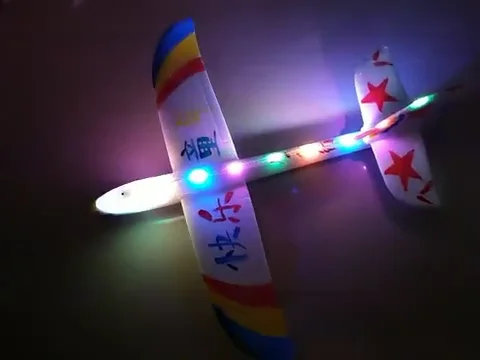 48cm Hand Throwing Airplane Toys Kids Epp Glider 3d Jet Toy Model Foam ...