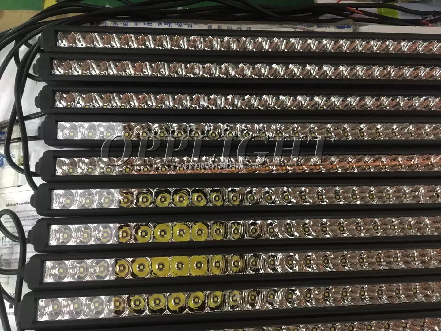 Mini Slim Amber LED Light Bar - High Power off-Road Lights