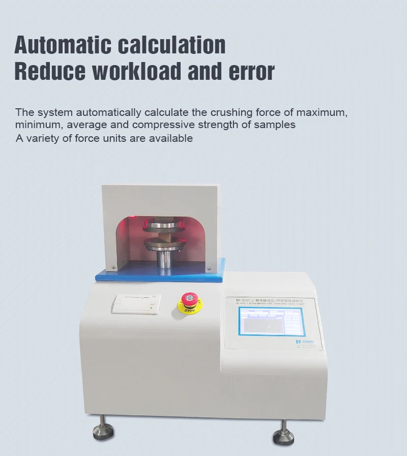 Microcomputer Rct/ect/fct/pat Edge Pressure/ring Pressure Strength ...