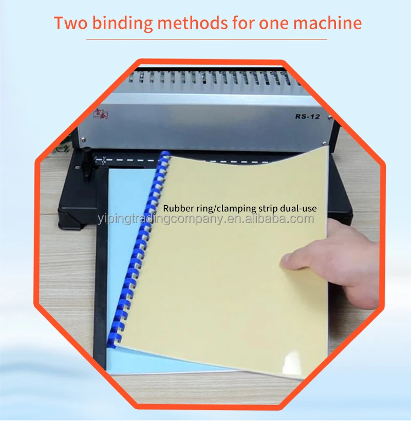 Binder A4 Manual Punching And Binding Plastic Comb Binding Machine ...