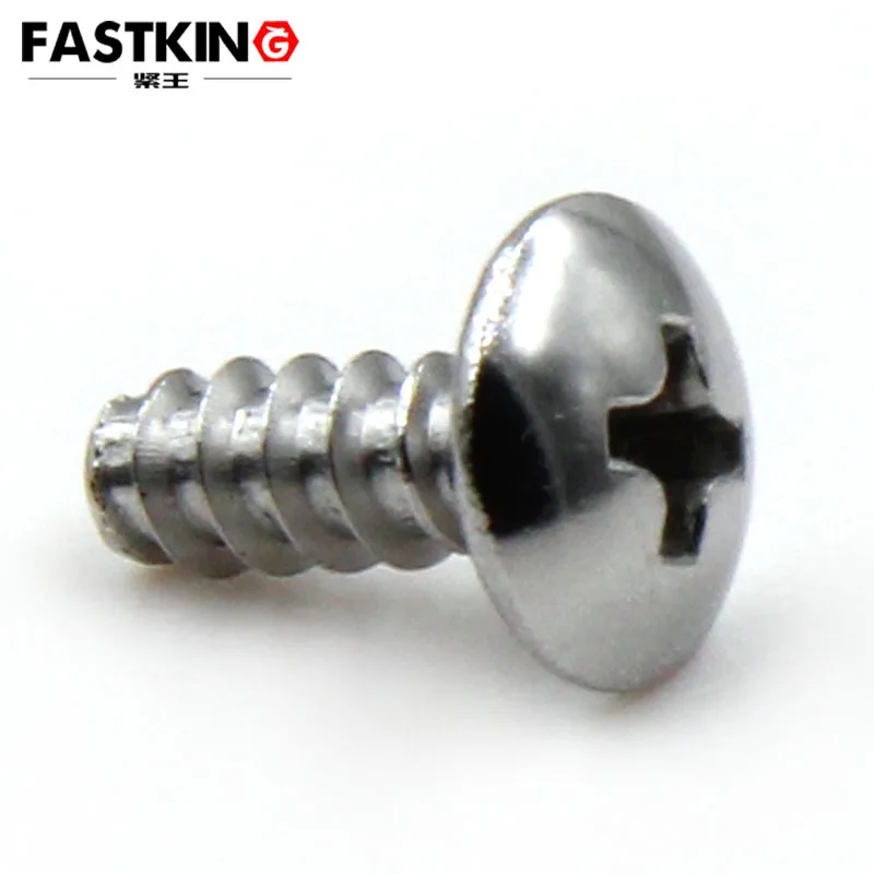SUS304 TB cross recessed truss head flat tail self tapping screw ...