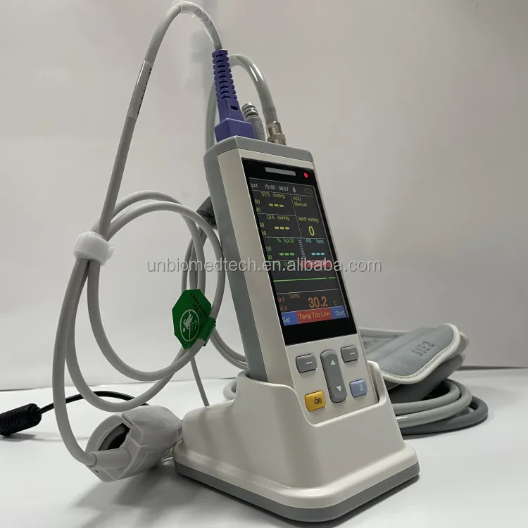 Portable Handheld Blood Pressure Monitor Bp Machine Monitor with Sp02 ...