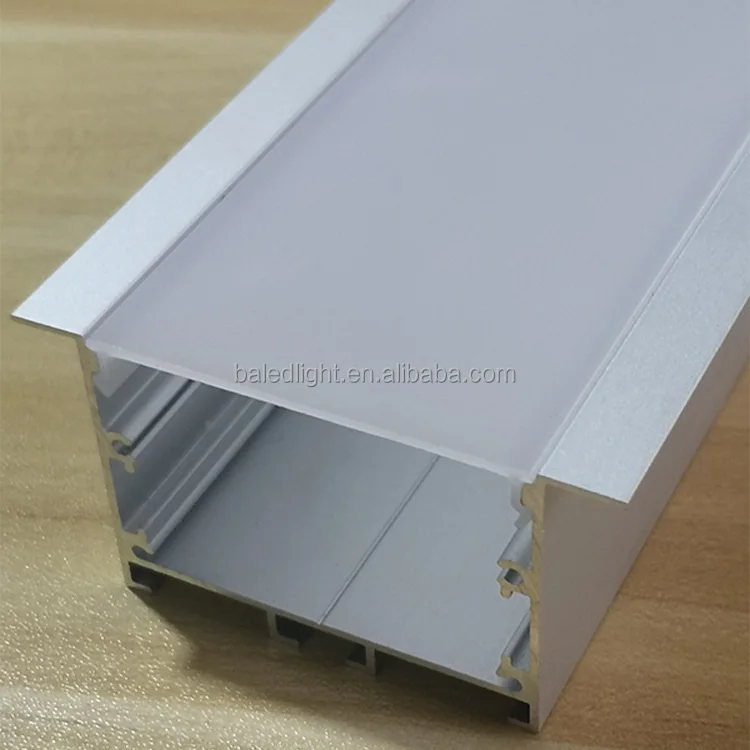 Silver Recessed Led Strip Light Aluminum Extrusion Profile - Buy Led ...