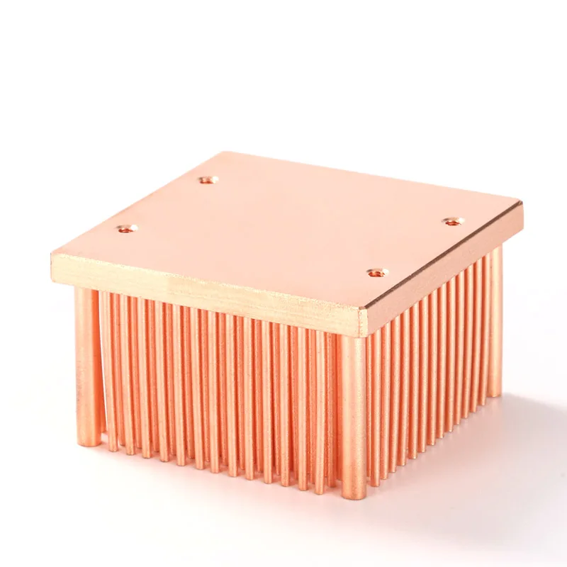 One-piece Copper Radiator 5pure Copper Forged Needle Fin Radiator 60*60 ...