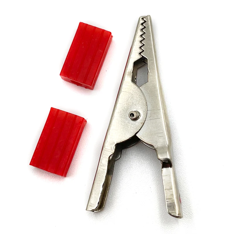 50mm Large Crocodile Sheath Experimental Battery Charging Test Clip ...