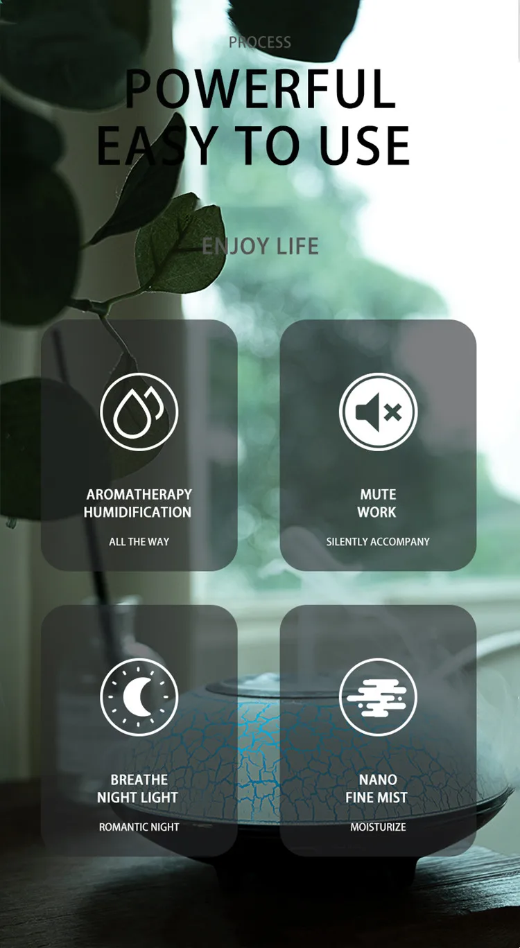 New Design Luxury Scenting Cool Mist Aroma Air Humidification Star ...