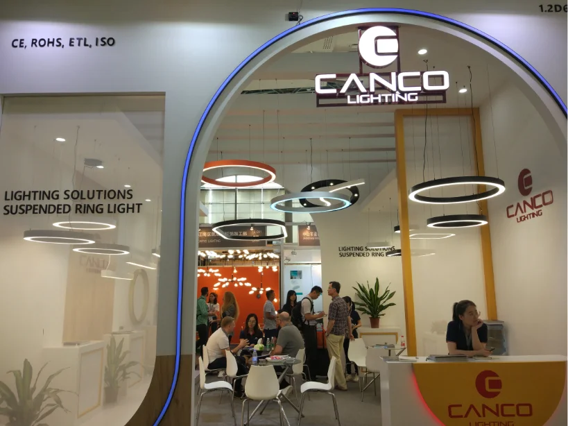 Modern Pendant Lights For Living Dining Circle Rings Led Ceiling Lamp ...