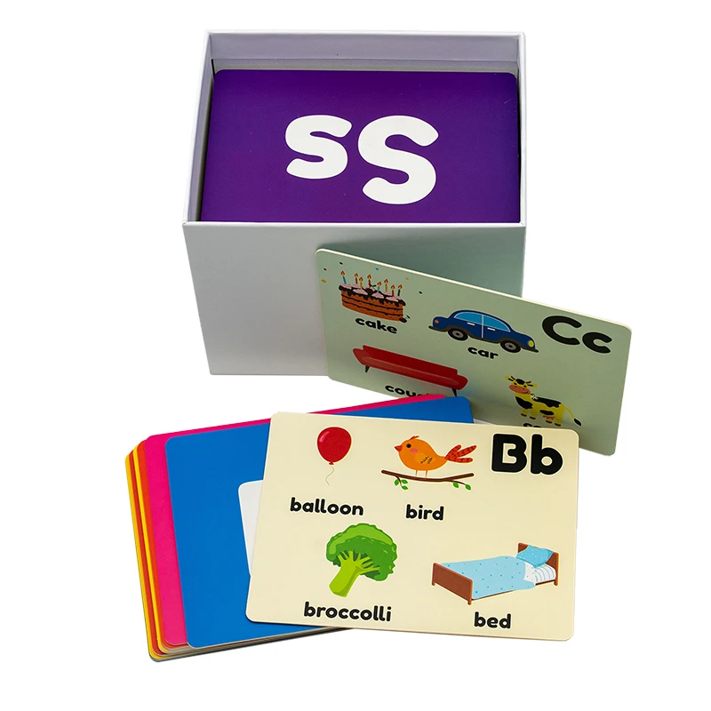 Customized Printed Alphabet Number Flash Cards For Children Custom ...