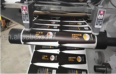 Self Adhesive Label Slitter Rewinder Machine Small Easy Operate High ...