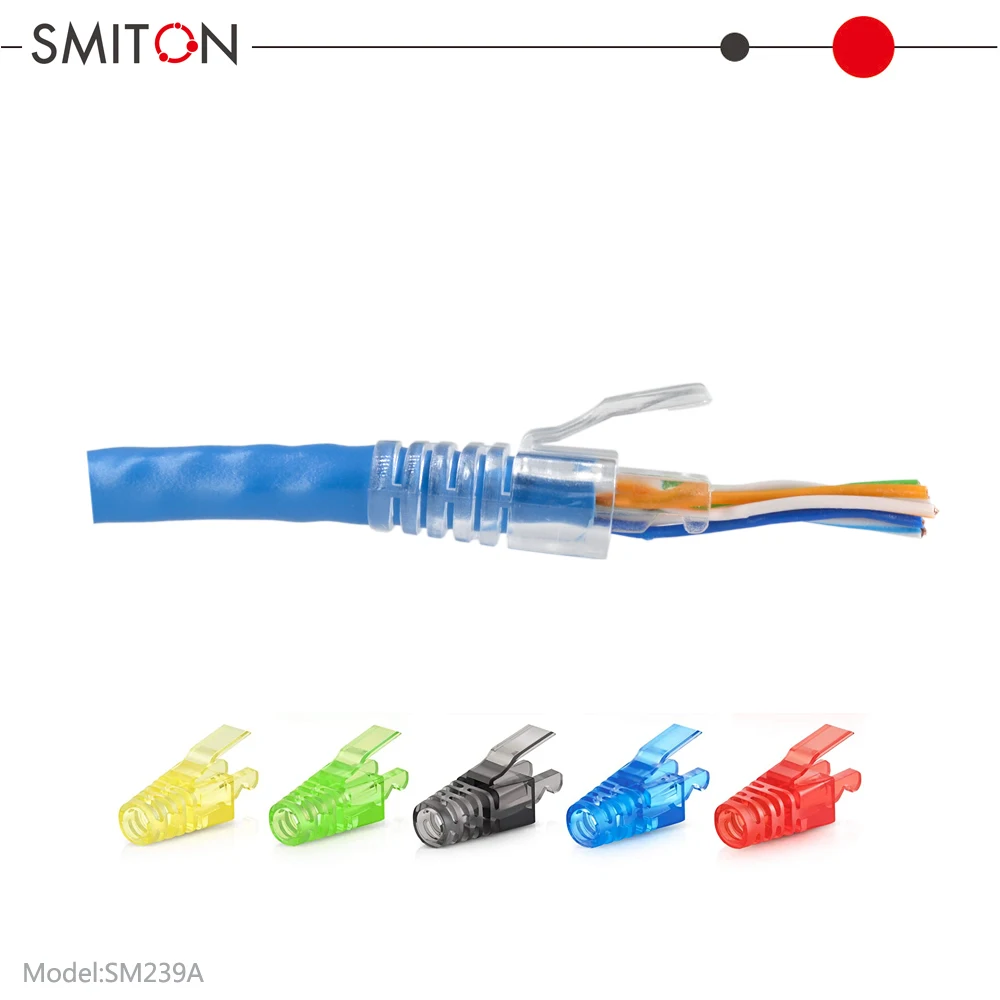 Free Sample Transparent Rj45 Connector Strain Relief Boots - Buy Strain ...