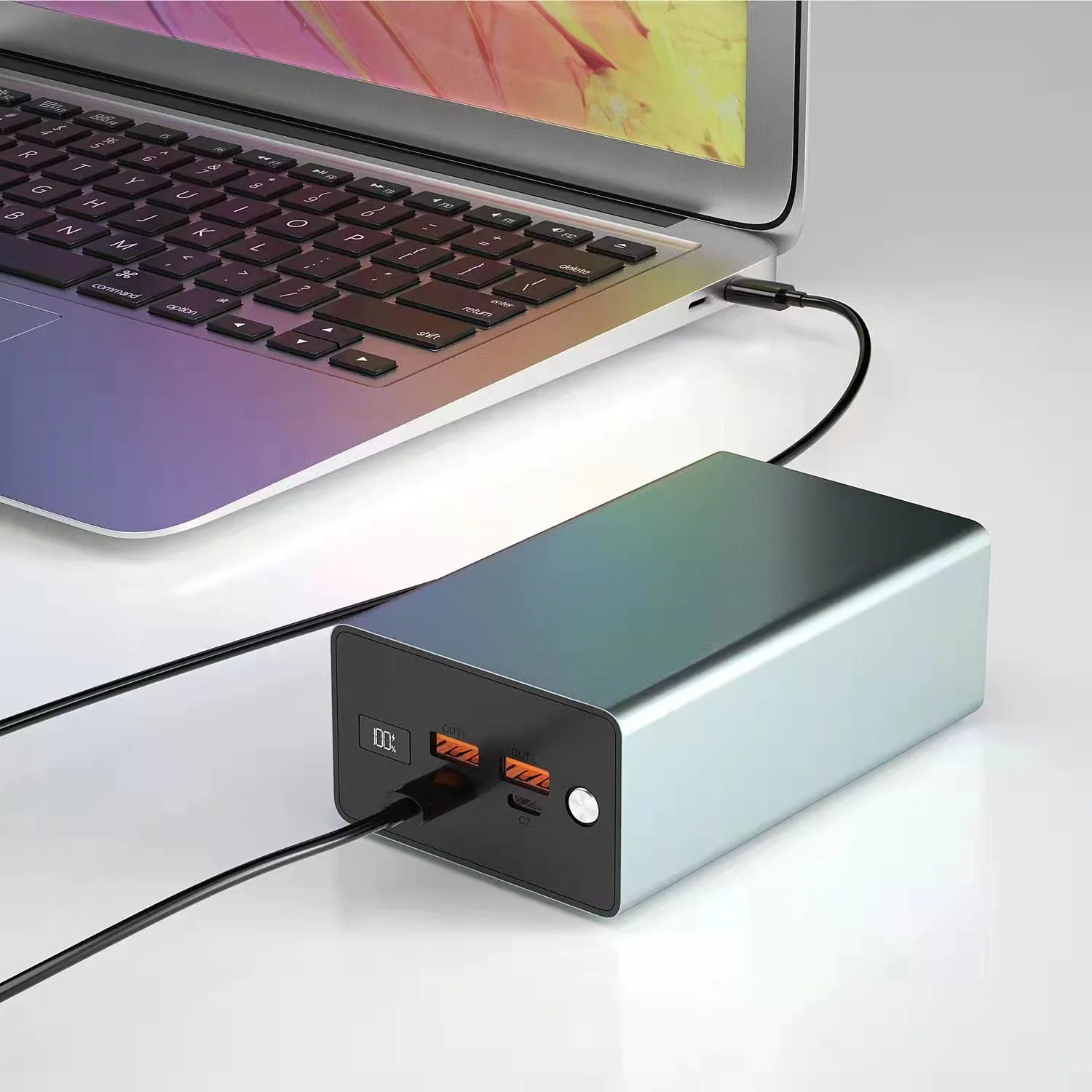 40000mah Pd 100w Type-c In/out Portable Mobile Pd Qc 3.0 Laptop Power ...