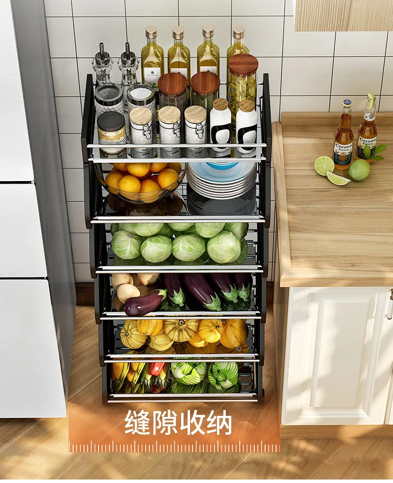 Vegetable Racks Kitchen Floor-standing Shelf Multi-layer Fruit And ...