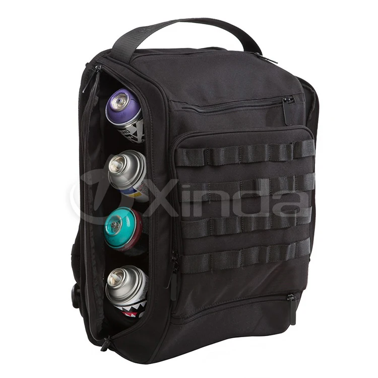 OEM Spray Cans Travel Bag Multi-pockets Modern Street Art Tool Backpack ...