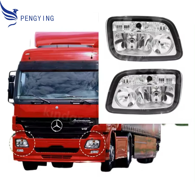 Truck Body Parts Econic/MANUAL Head Lamp Headlights for Mercedes-Benz ...