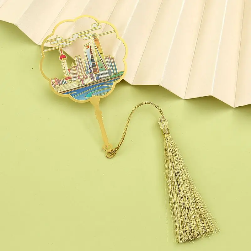 Chinese Style West Lake Great Wall Metal Bookmark Hangzhou Beijing ...