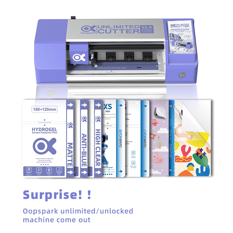 High Quality New Technology Oopspark Unlocked Screen Protector Cutting ...