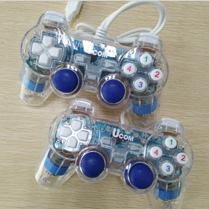 Luminous Wired Game Controller - Dual Player Joystick