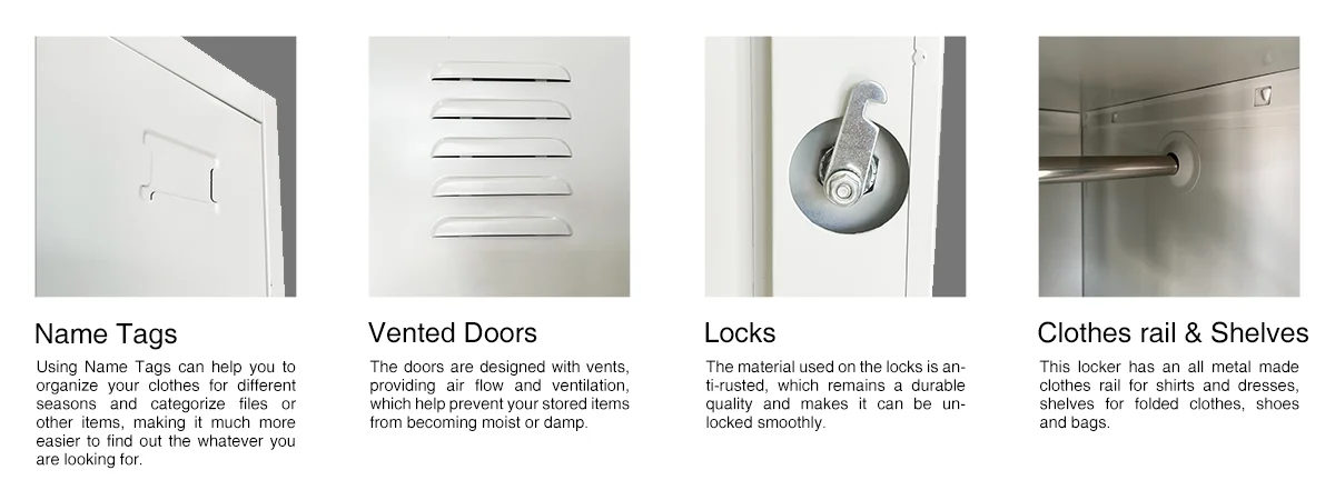 Large Storage for Wide Range of Use, Easy Assemble, Cloth Rail Inside ...