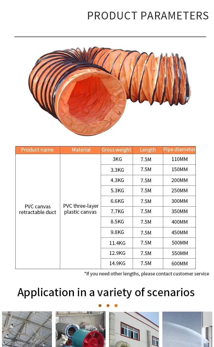 High Temperature Flexible Pvc Plastic Tube Spiral Insulated Ventilation ...