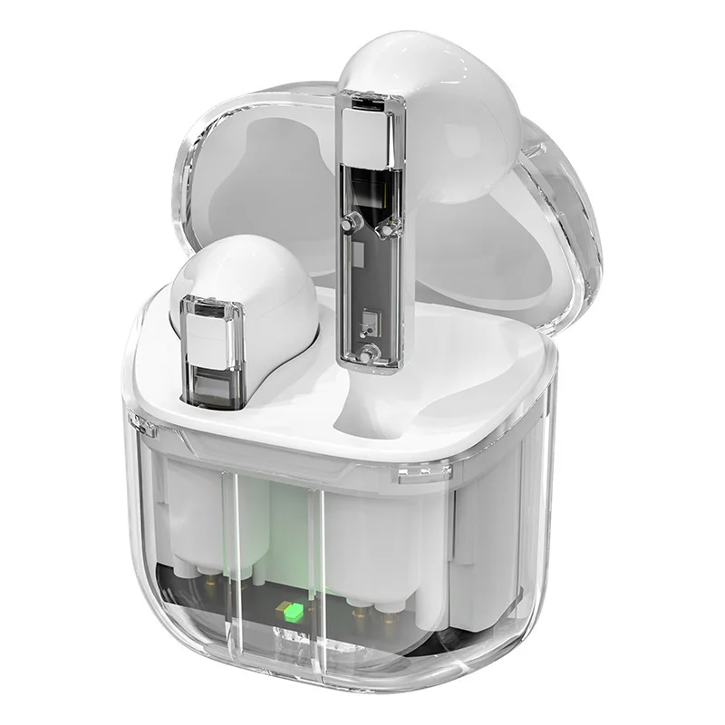 Full Transparent Tws Earbuds In-ear Gaming Sports Running Auriculares ...