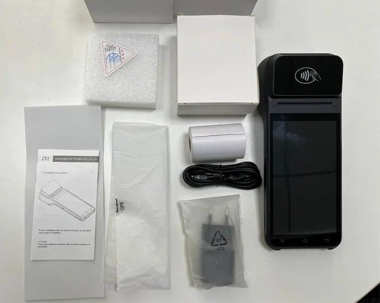 Pos-z92 2023แบบพกพา Android 12 4กรัม Wifi ขั้ว Pos ชำระเงิน Pos มือถือ ...