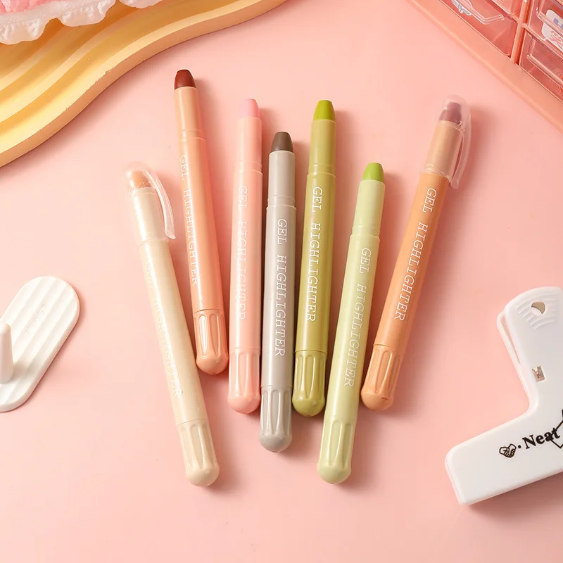 Eco-friendly Gel Highlighter Set - Smooth Writing Experience