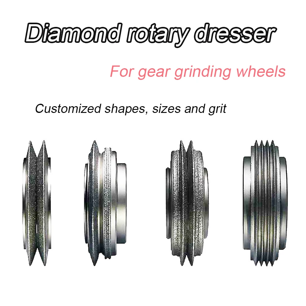 Gear-shaped Diamond Roller Dressers Gear Grinding Dresser Rotary ...