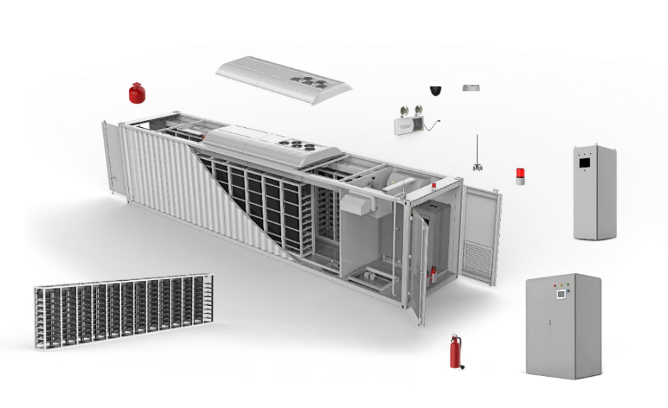 Daze Outdoor Battery Cabinet Lifepo4 15mwh 2mwh 3mwh 20ft Container ...