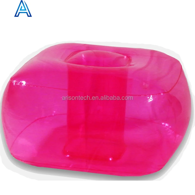 Clear Pvc Air Blow Inflatable Cushion Seat Meditation Seat For ...