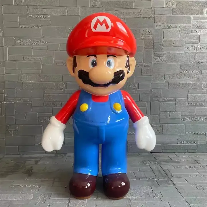 Decoration Mario Bros Sculpture Super Mario Figure/ Display/ Statue ...