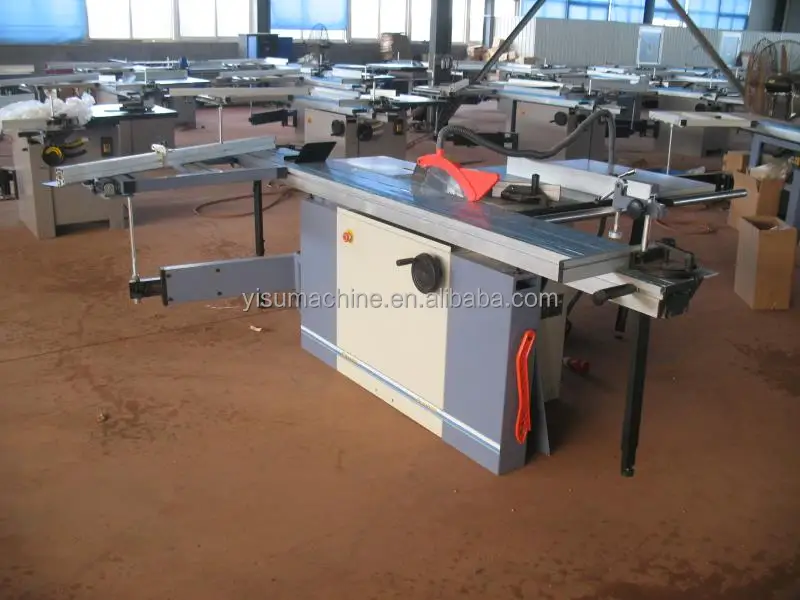 Wood Cutting Sliding Table Panel Saw Machine Electric Lift And ...