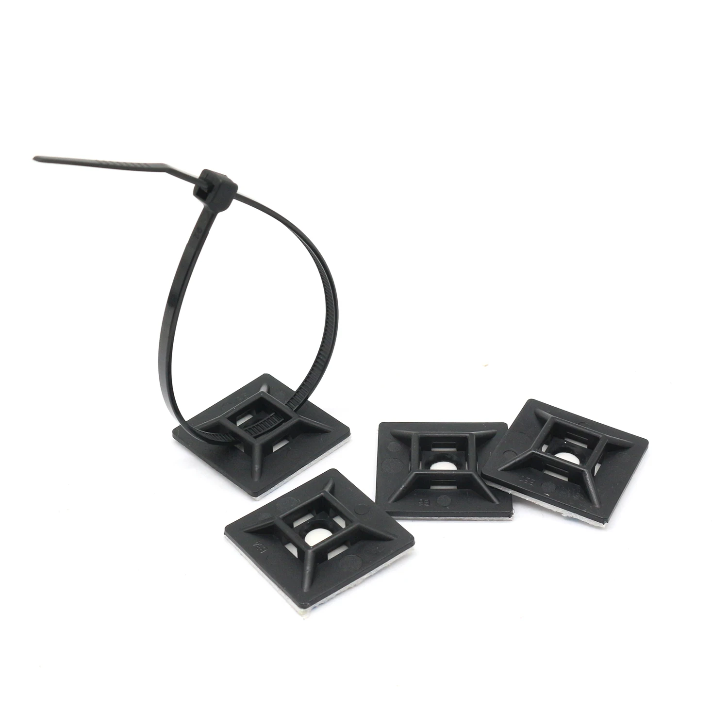 Push Mount Cable Tie Set Piece Tie Mounts Self Adhesive Tie Mount - Buy ...