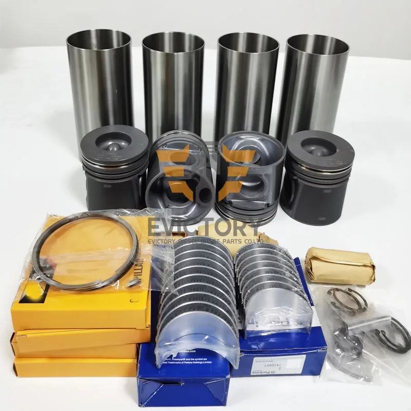For Caterpillar Cat C4.4 Rebuild Overhaul Kit Gasket Cylinder Liner ...
