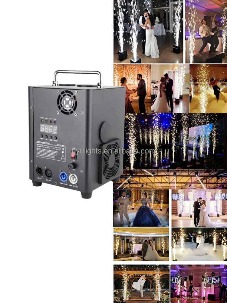 700W Cold Sparks Machine Indoor Outdoor DJ Party Wedding Stage ...