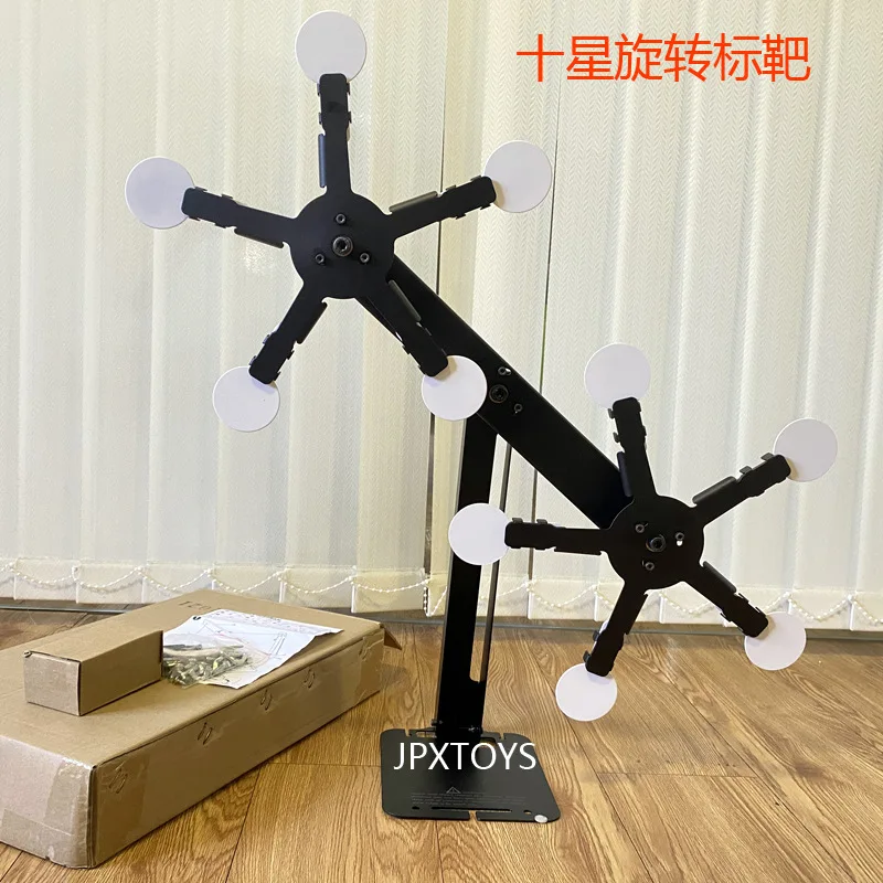 Toy Gun Resetting And Rotate Ar500 Steel Metal Shooting Targets Stand ...