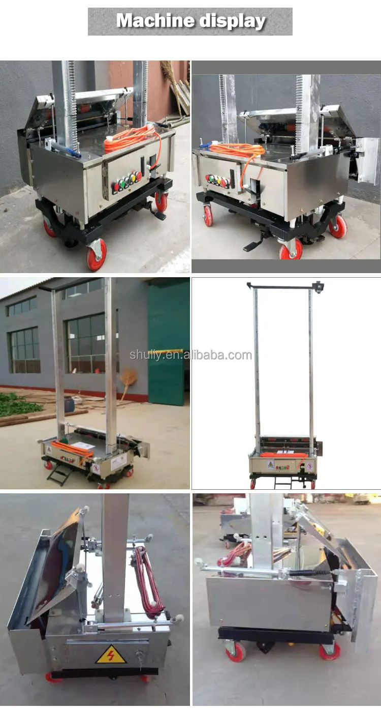 Dry Wall Complete Automatic Wall Screeding Plaster Machine Plastering Machine For Wall - Buy ...
