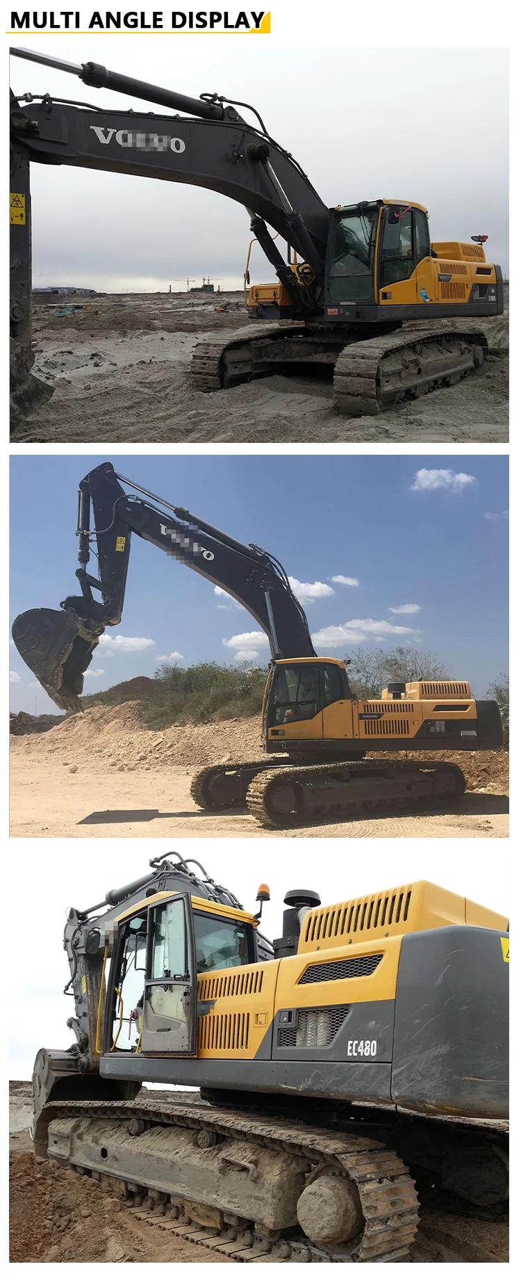 40 Ton Volvo Crawler Excavator Ec480dl Volvo 480 - Buy Volvo Ec480 ...