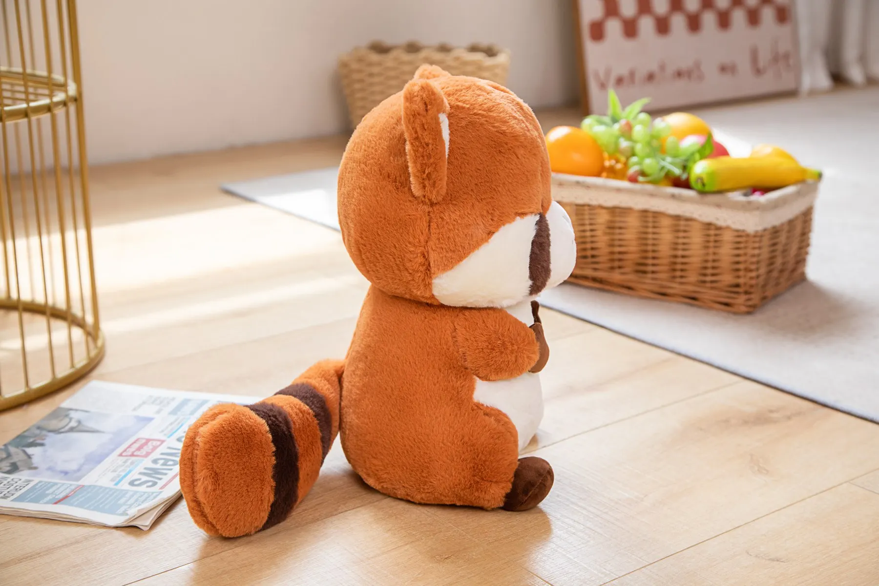 Kawaii Plush Toys Raccoon Red Panda Toy For Kids Gifts Cute Little ...
